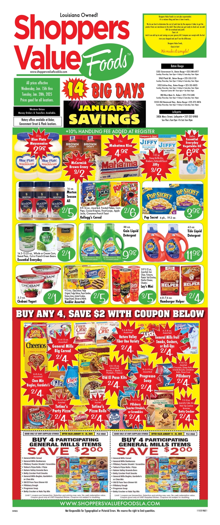 Print Weekly Specials | Shoppers Value Foods | Shoppers Value Foods La ...