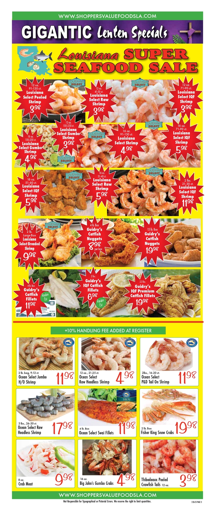 Print Weekly Specials | Shoppers Value Foods | 13555 Old Hammond Hwy ...
